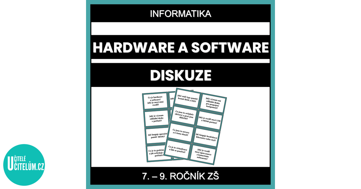 Hardware a software - diskuze - Informatika | UčiteléUčitelům.cz